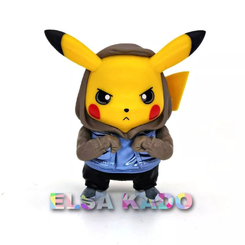 Jual Mainan pajangan mobil figure miniatur pokemon go pikachu | Shopee ...