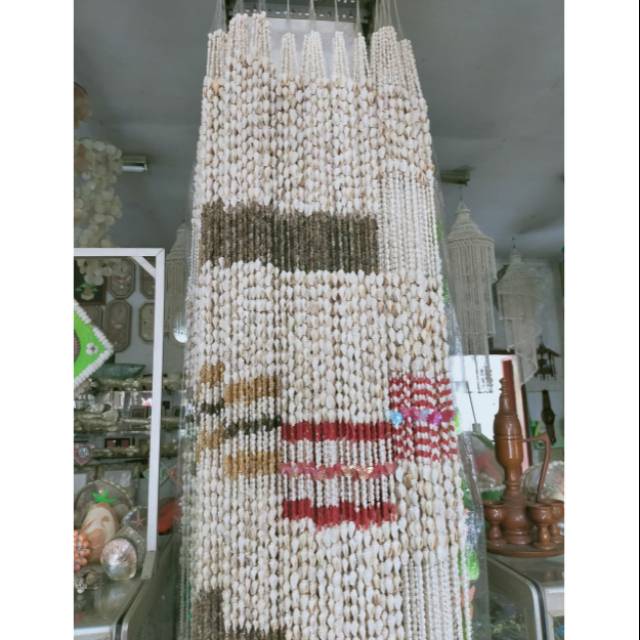Jual TIRAI GORDEN KERANG PUTIH 1 set isi 20 untai | Shopee Indonesia