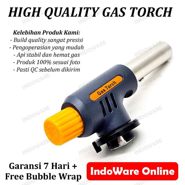 Jual Portable Gas Torch / BBQ Blow Torch / Flame Gun / Korek | Shopee ...