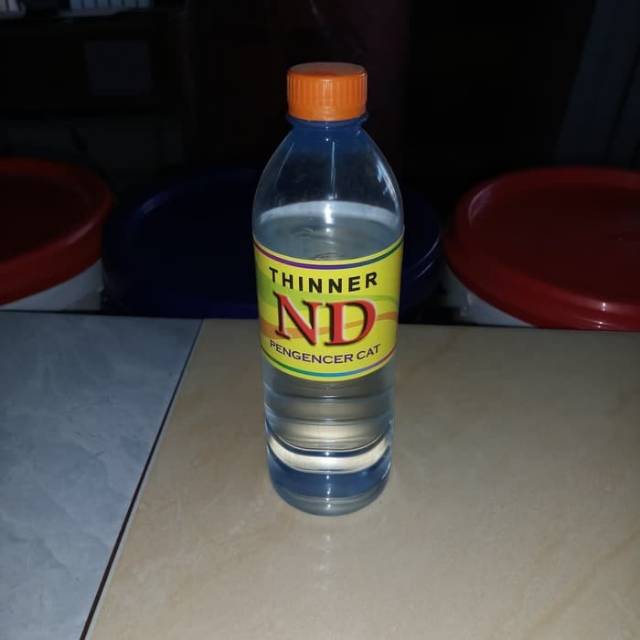 Jual Thinner ND Botolan Botol Plastik - Untuk Pengencer Cat / Pembersih Lem | Shopee Indonesia