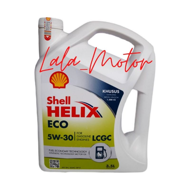 Jual Oli shell Helix ECo 5W30 3.5L/Oli Mobil LCGC | Shopee Indonesia
