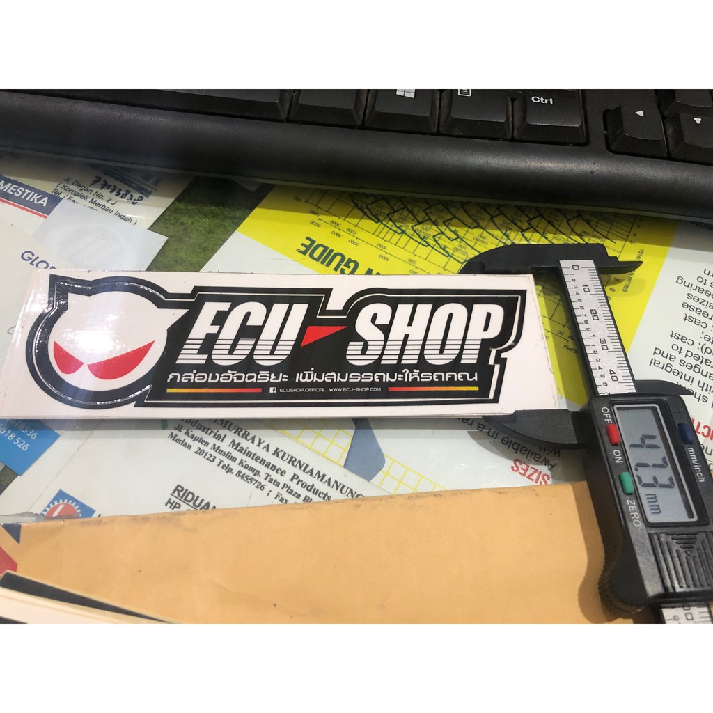 Jual Ecu Shop Stiker Thailand - Original Thailand MEDIUM | Shopee Indonesia