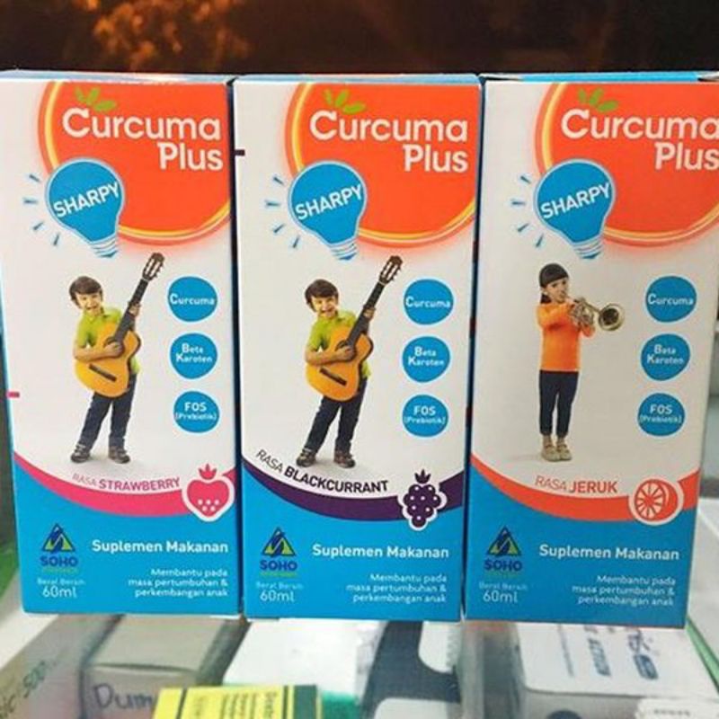 Jual Curcuma Plus Sharpy syrup 60 ml | Shopee Indonesia