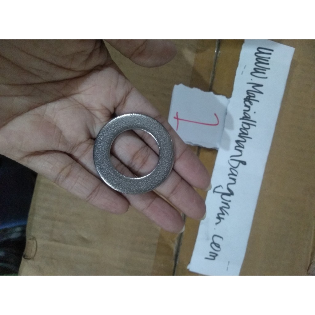 Jual ring plat stainless m 22 washer plate pengencang mur baut stenlis cincin pengunci | Shopee ...