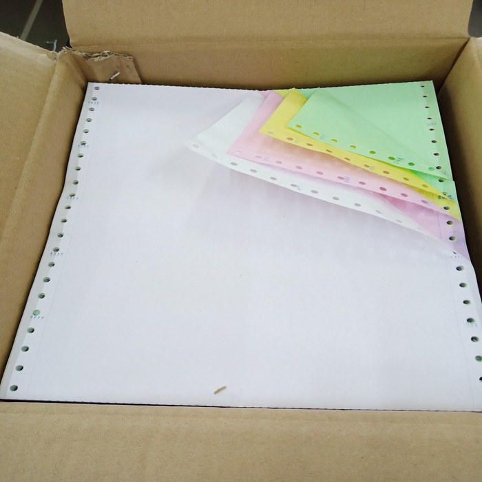 Jual KERTAS CONTINUOUS FORM SUNGKAI 9 1/2 X 11 4 PLY BAGI 2 (PERFORASI ...
