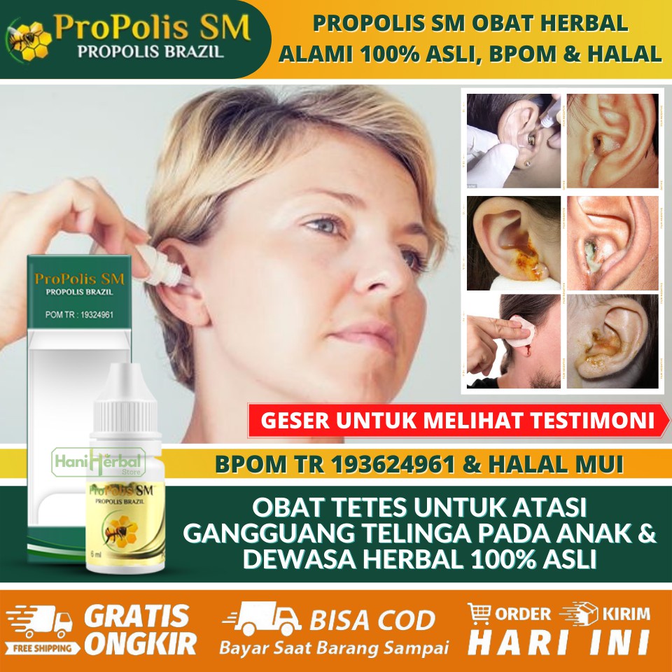 Jual Obat Tetes Telinga Bernanah, Berbau, Berair - Obat Otitis Eksterna ...