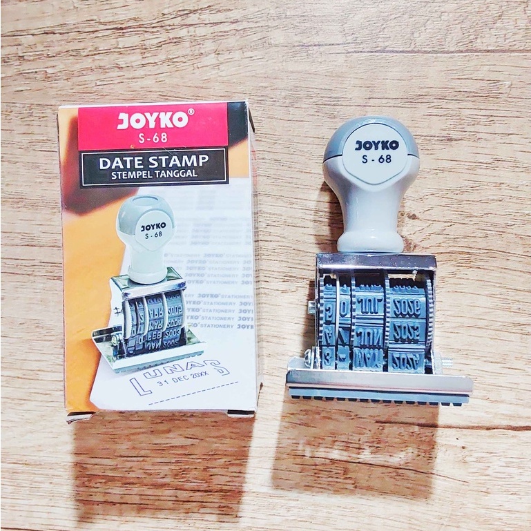 Jual (PCS) DATE STAMP LUNAS JOYKO S-68 / STAMPEL TANGGAL JOYKO S-68 ...