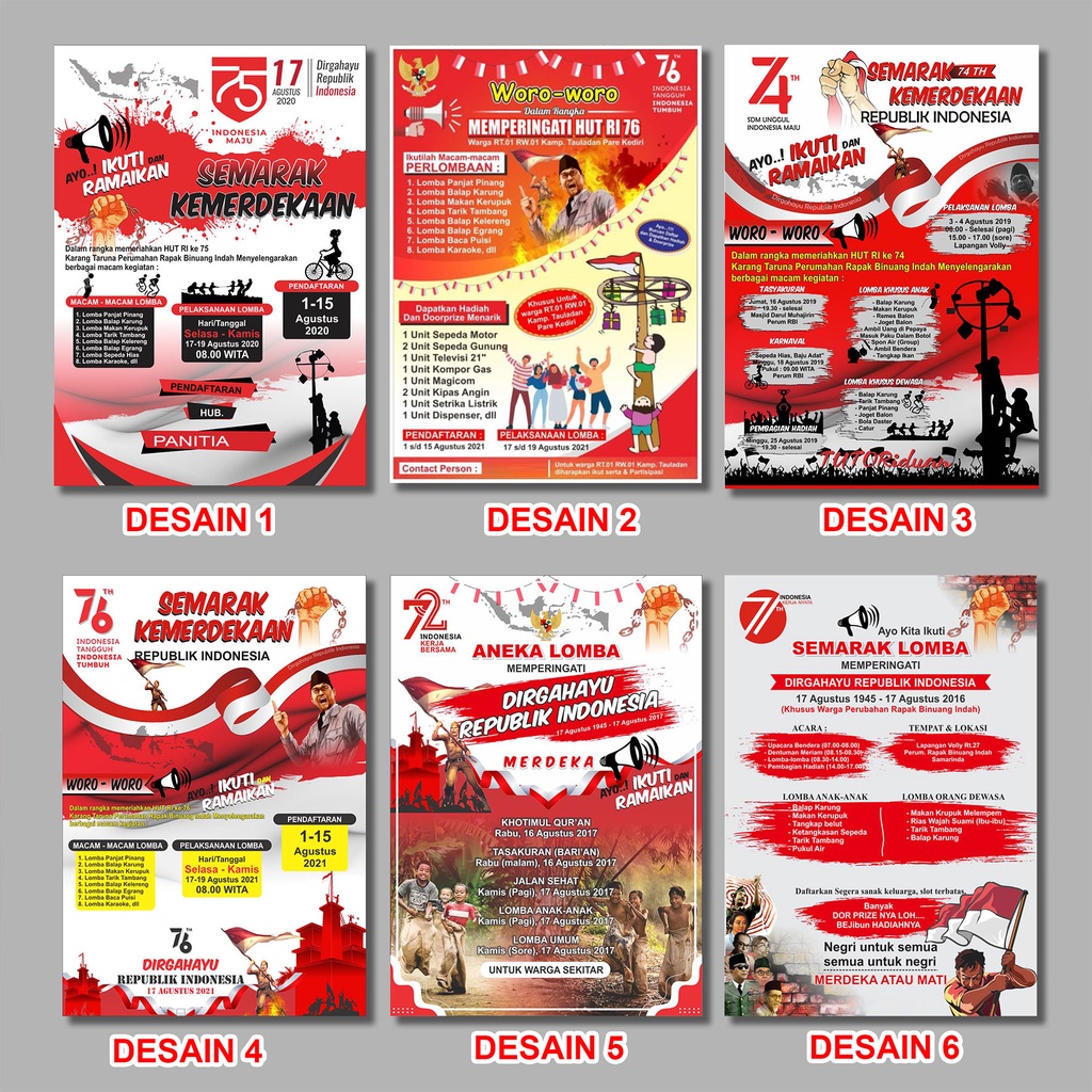 Jual Gratis Desain CETAK STICKER HUT RI 17 AGUSTUS TERBARU | Shopee ...