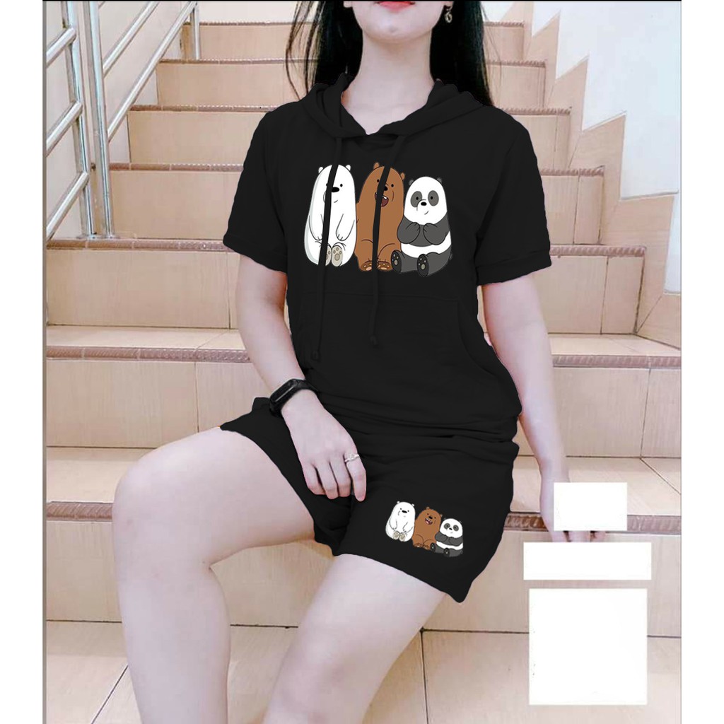Jual Tq88indonesia Baju Setelan Wanita Terbaru / Set Panda / Baju Set ...