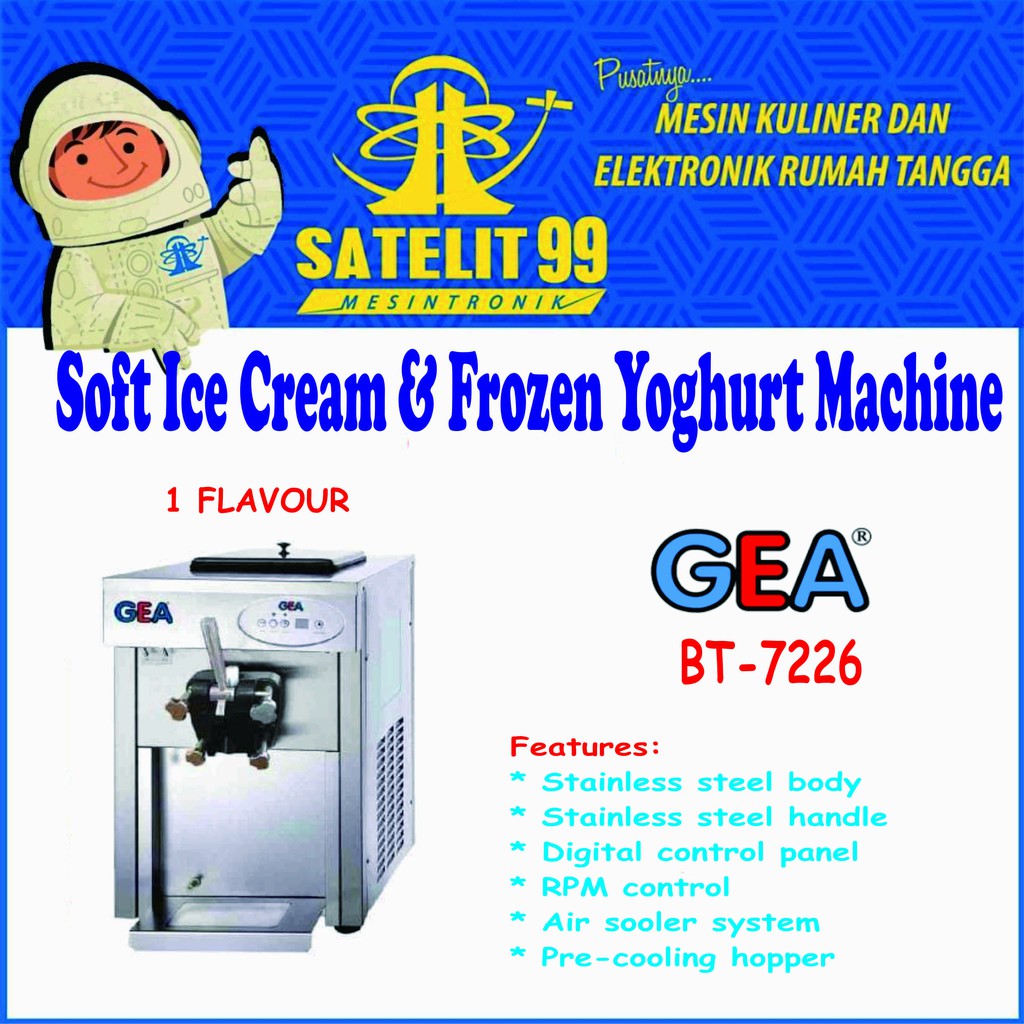 Jual Soft Ice Cream & Frozen Yoghurt Machine GEA BT-7226 | Shopee Indonesia