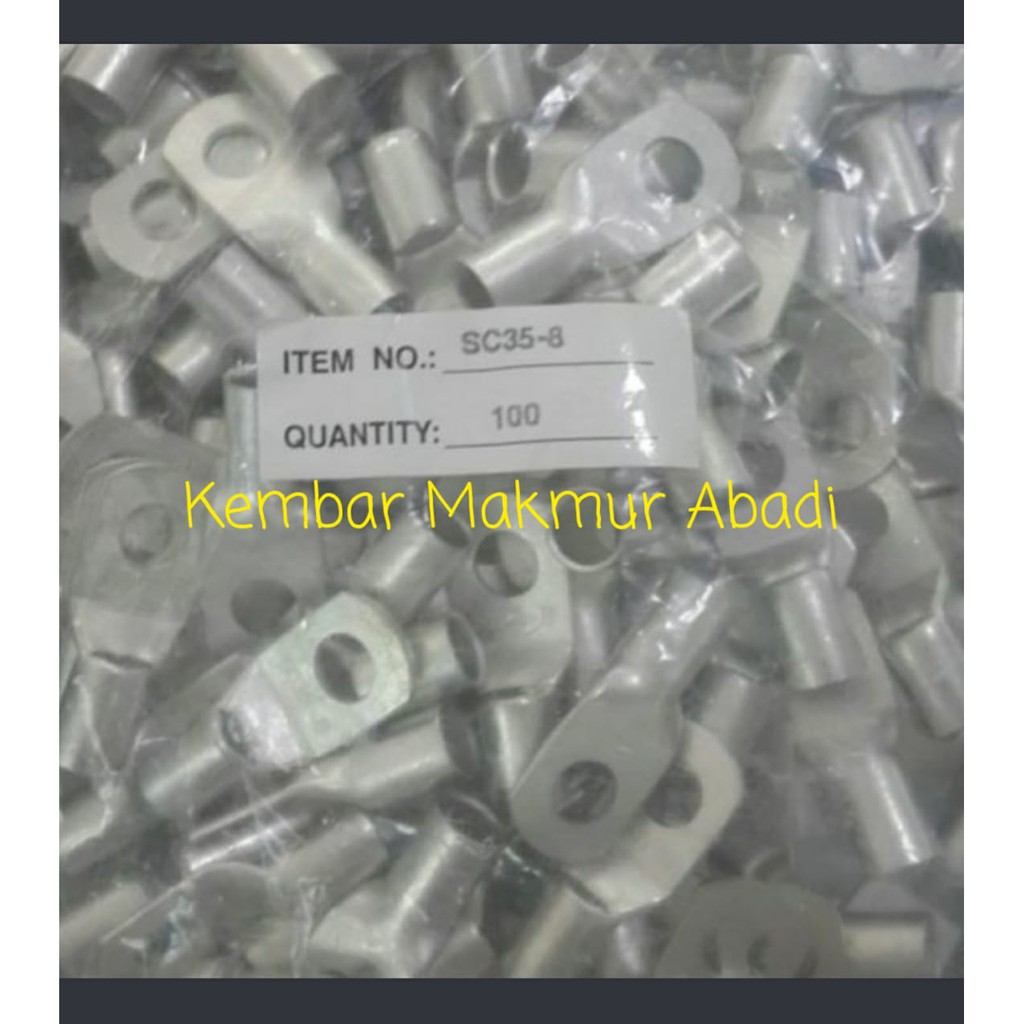 Jual Kabel Skun SC /Skun Kabel SC 35-8 /Cable Lug /Scun Cable 35-8mm-100pcs / Cable Schoen 35 ...