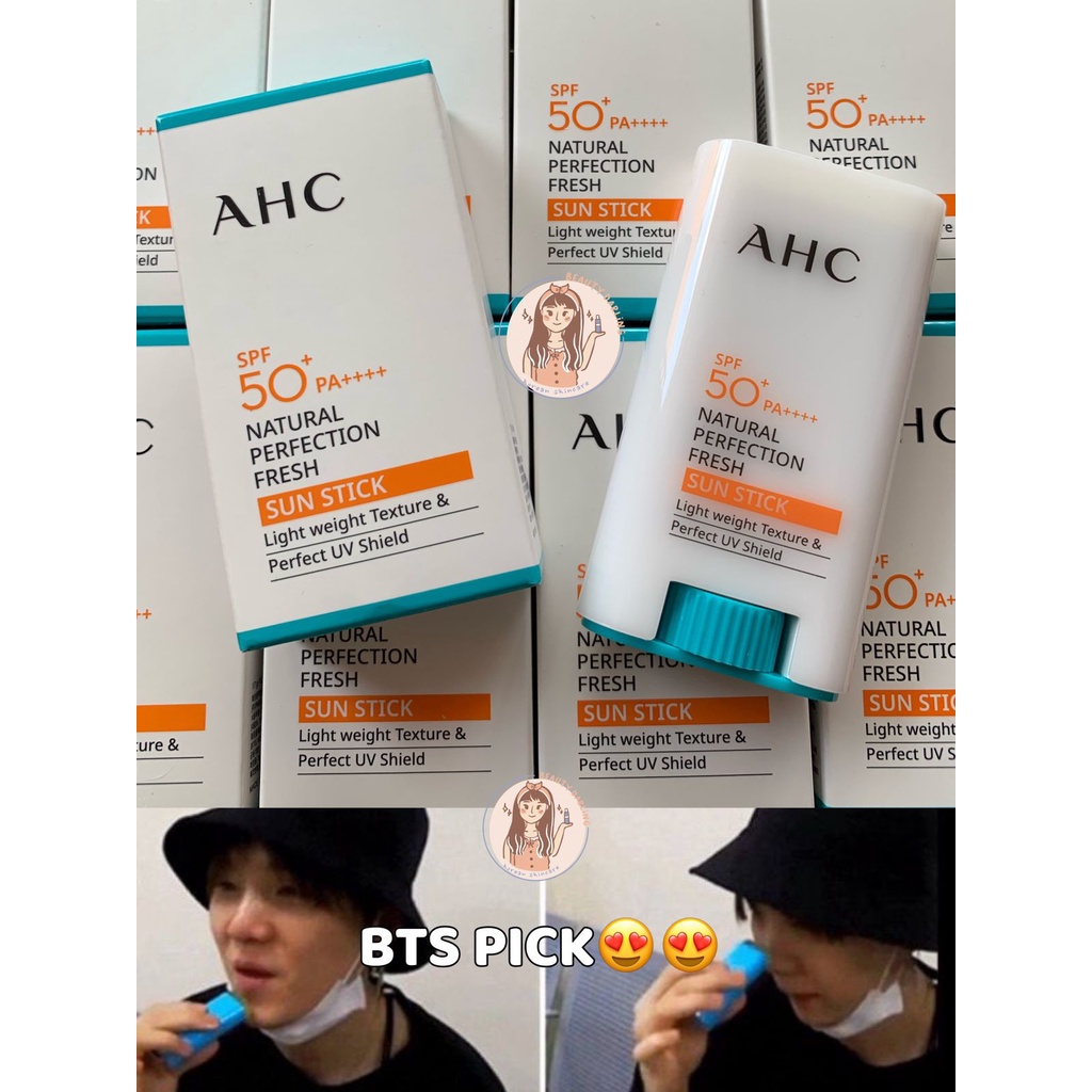 Jual EXP 2025 AHC Natural Perfection Double Shield Sun Stick Sunscreen ...