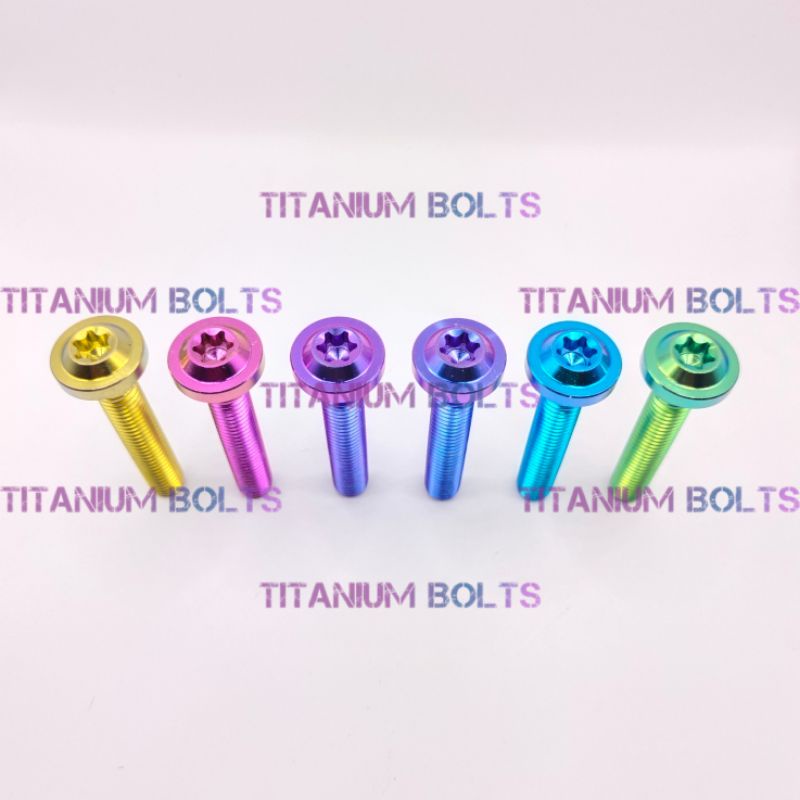 Jual Baut Titanium Bolts GR5 Baut Krengkes Gardan Aerox Nmax Titanium Original | Shopee Indonesia