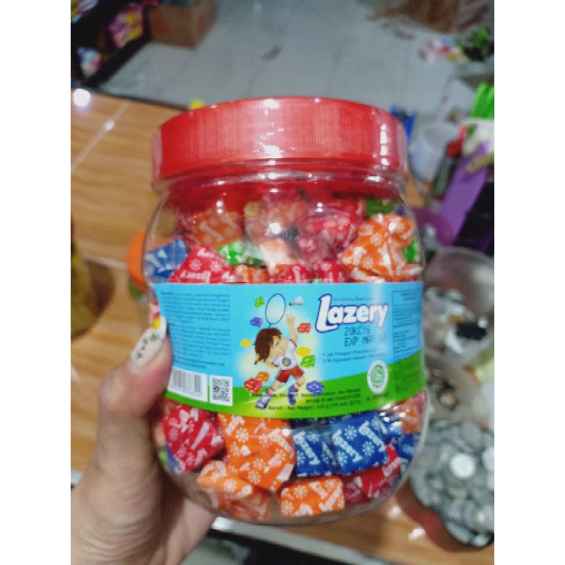 Jual permen Lazery toples isi 175 butir x 3 gr | Shopee Indonesia
