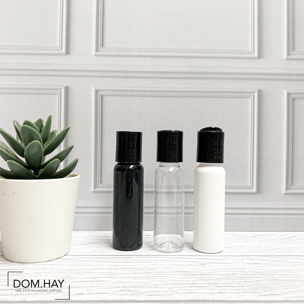 Jual 30ml Botol Presstop Hitam Plastik PET Lotion Handsoap Hand ...