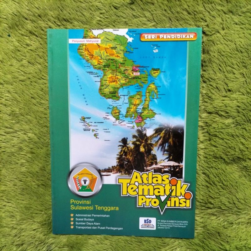 Jual ORIGINAL BUKU ATLAS TEMATIK PROVINSI PETA SULAWESI TENGGARA ...