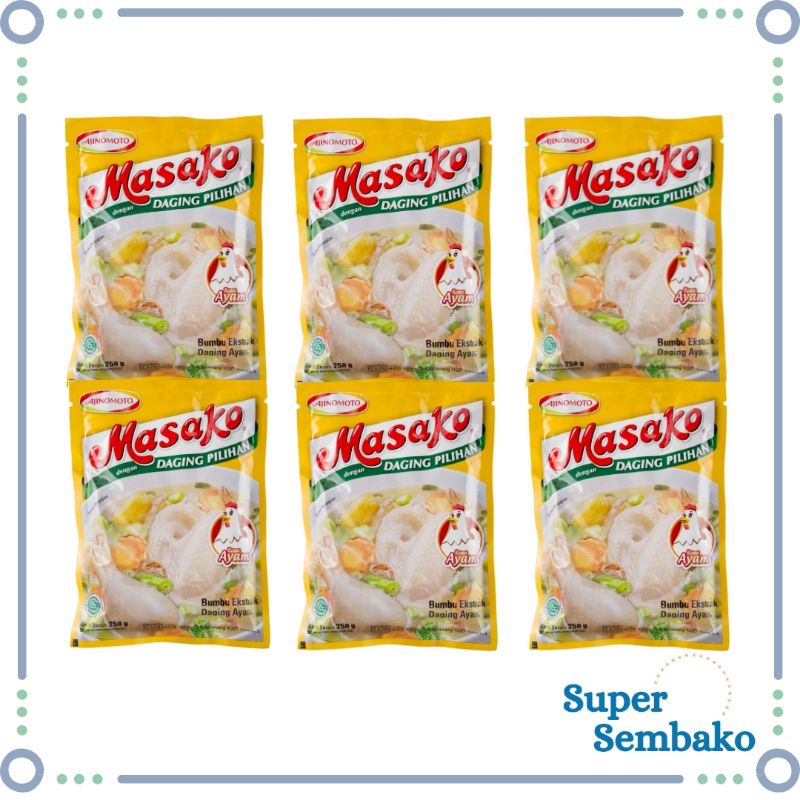 Jual BUMBU PENYEDAP RASA KALDU AYAM MASAKO AJINOMOTO 9gr RENCENG ISI 12 ...