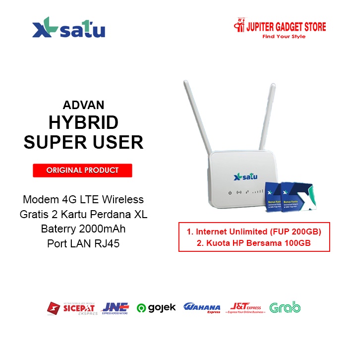 Jual Modem Wifi Home Router XL SATU Lite Super User Internet Rumah ...