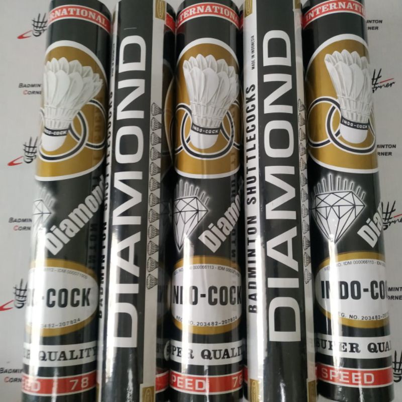 Jual Shuttlecock Shuttlecocks Kok Shuttle Cock Indocock Indo Cock Hitam ...