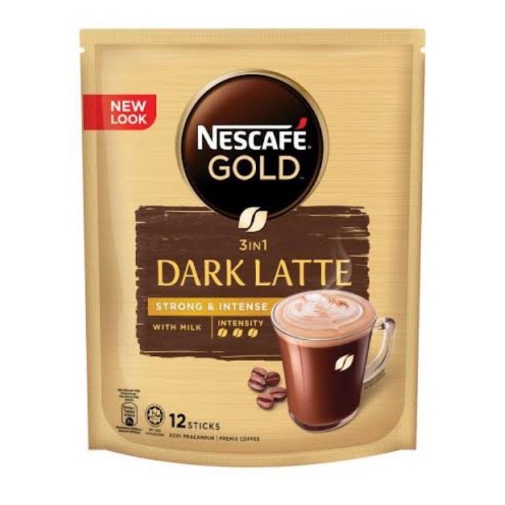 Jual NESCAFE GOLD Dark Latte - 1 Sachet (34 gr) | Shopee Indonesia
