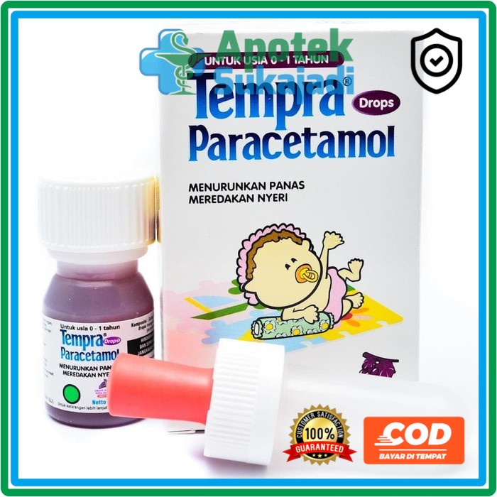 Jual Tempra Drop 15ml paracetamol (penurun panas untuk bayi 0-1 tahun ...