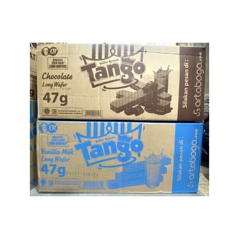Jual 1 Dus Tango Wafer x JKT48 Ecer 2.000 39 gram ( isi 60 ) Coklat ...