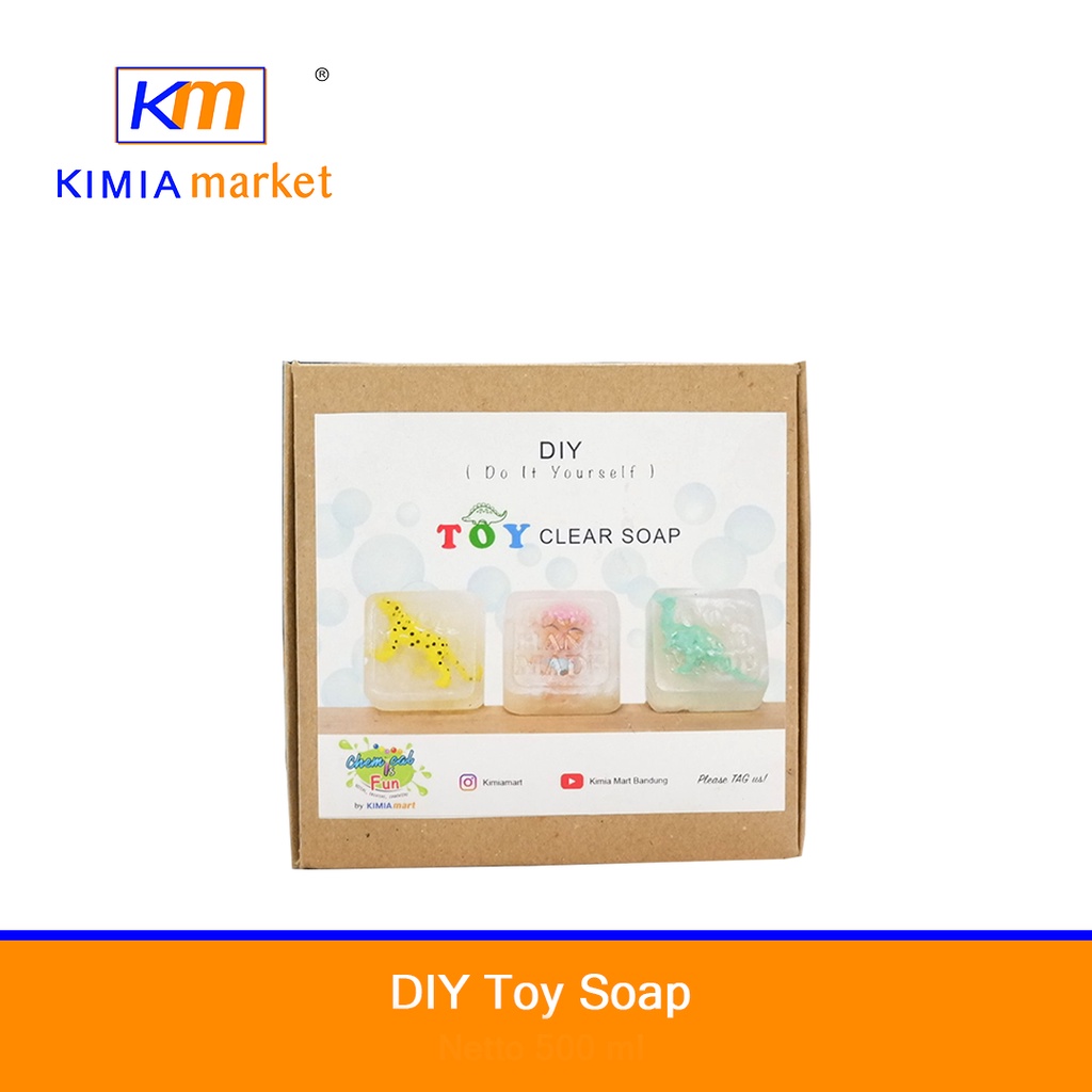 Jual DIY KIT Toy Soap Bening / Sabun Untuk Anak / Making Kit Soap ...