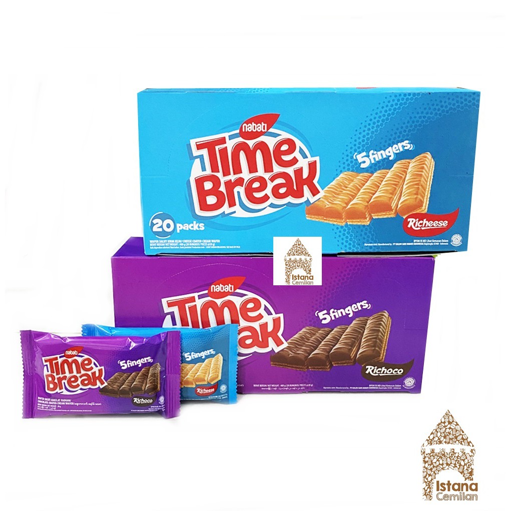 Jual Nabati Time Break Richoco / Richeese / Banana PACK (isi 20 pcs ...