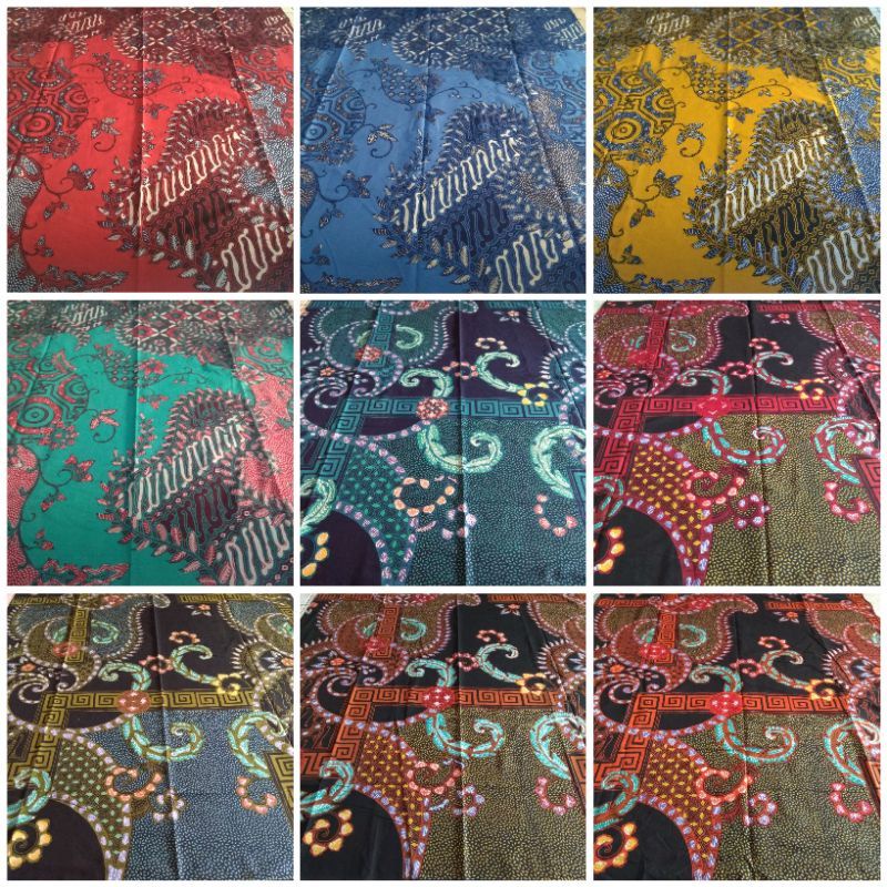 Jual KAIN BATIK SABLON MALAM SEMI TULIS 2mx 1m seragam pejabat | Shopee ...