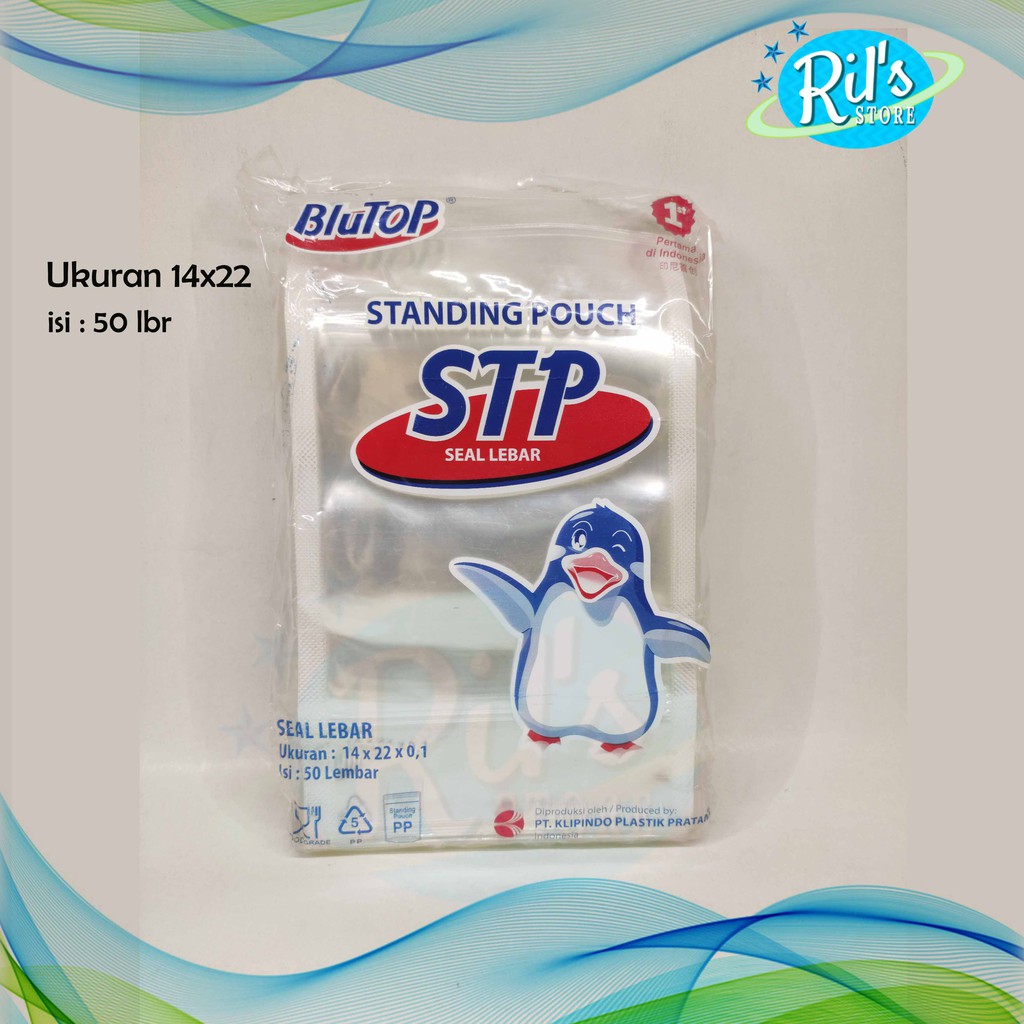 Jual 14x22 Plastik Standing Pouch ( STP ) Double Press 14 x 22 cm ...