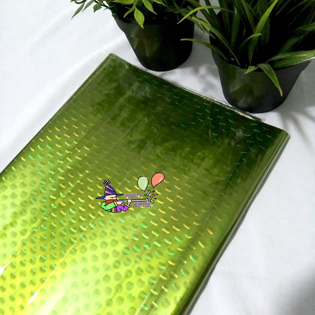 Jual Kertas Kado Hologram Mengkilap 3D Plastik Kilap Motif (5pcs) tipe ...