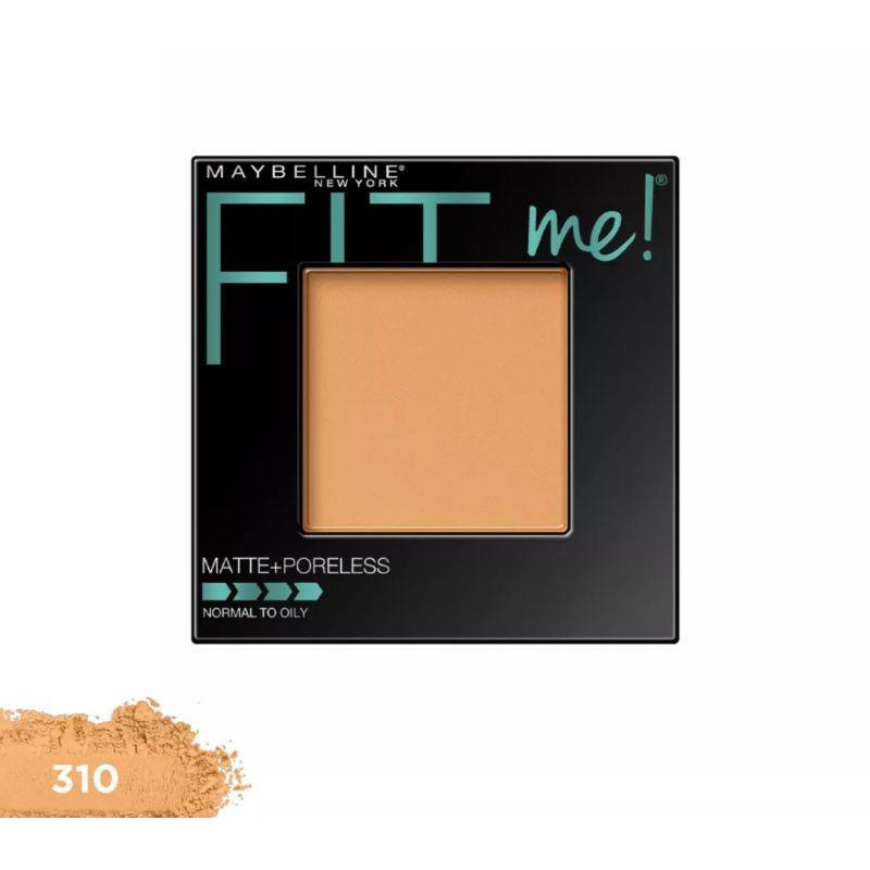 Jual Maybelline Fit Me Matte + Poreless Pressed Powder 310 Sun Beige ...