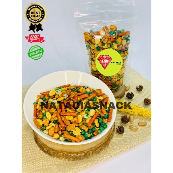 Jual [1049]--[500 GR] KACANG CAMPUR MEDAN ENAK RENYAH NATACIASNACK ...