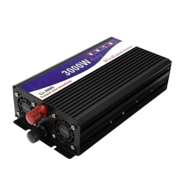 Jual Inverter 3000W Inperter 3000Watt 3000 W 3000 Watt Pure Sine Wave Dc 12v Ke Ac 220V Perubah ...