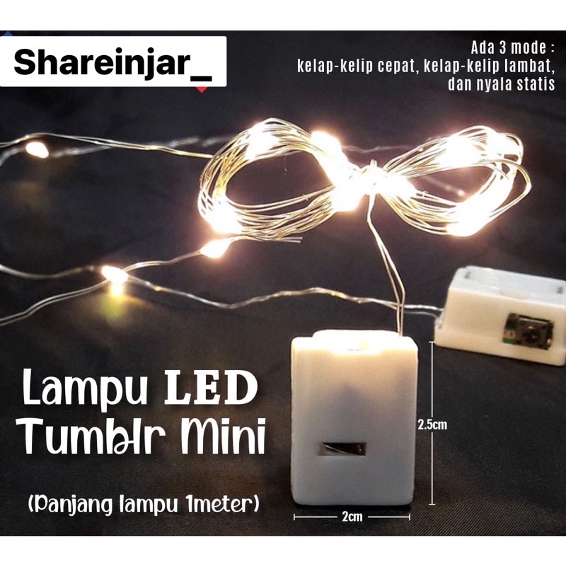 Jual Lampu LED Tumblr Mini 1 Meter / Lampu Hias Serbaguna | Shopee ...