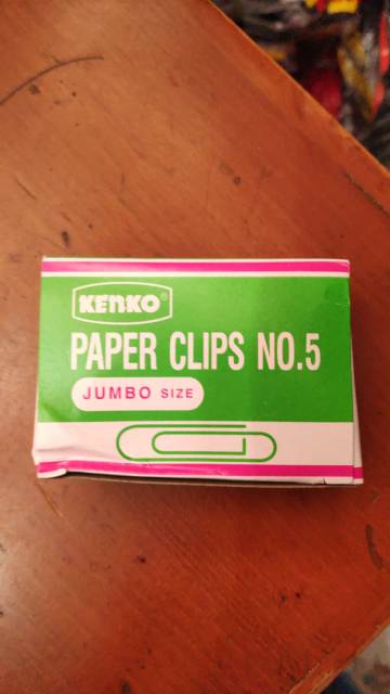 Jual TRIGONAL CLIPS / PAPER CLIPS NO. 3 & NO. 5 KENKO / KLIP KERTAS ...