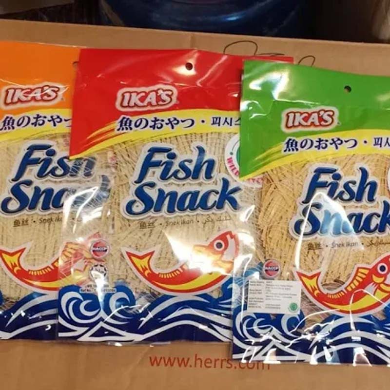 Jual FISH SNACK MERK IKA'S 50 GRAM - JUHI SNACK CEMILAN IKAN BERVARIAN ...