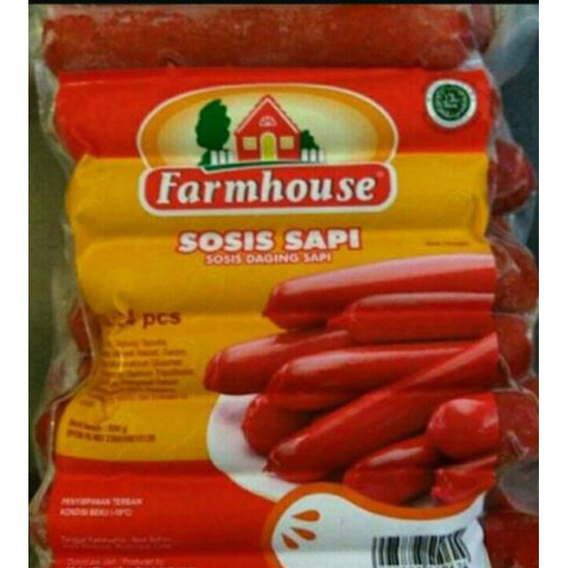 Jual sosis farmhouse beef cocktail sosis keju sapi lada hitam sosis ...