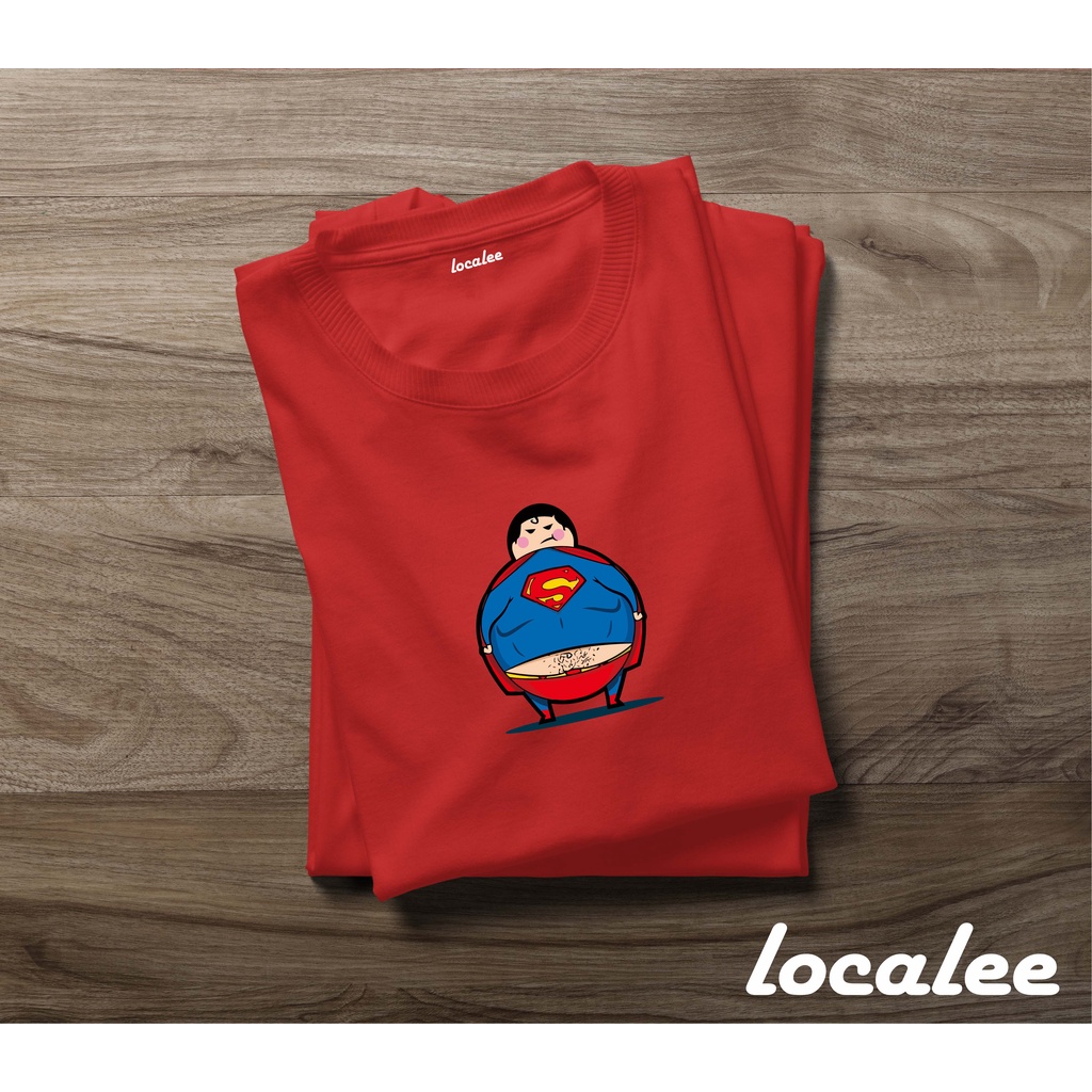 Jual FAT SUPERMAN RED TSHIRT-KAOS DC SUPERHERO SUPERMAN- KAOS PROMO ...