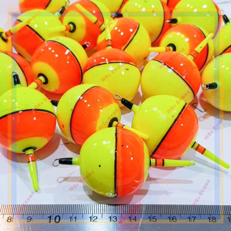Jual Pelampung pancing ikan bulat plastik kumbul pancingan | Shopee ...
