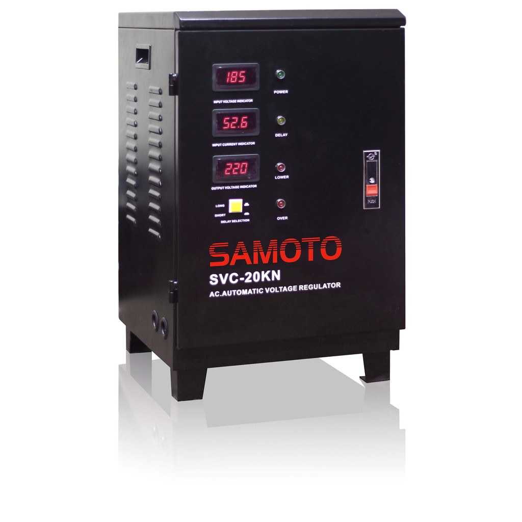 Jual VOLTAGE STABILIZER SAMOTO 20.000 VA GARANSI 1 TAHUN | Shopee Indonesia