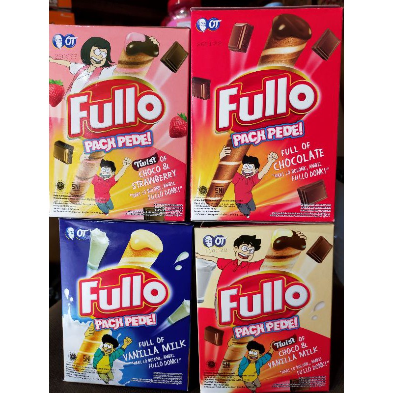 Jual Fullo Wafer Roll Box – 24 Pcs @7gr, berbagai rasa yang enak ...
