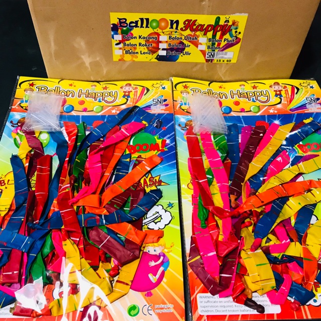 Jual Mainan Balon Tiup Bentuk Roket 15 layar @ 40 pcs | Shopee Indonesia