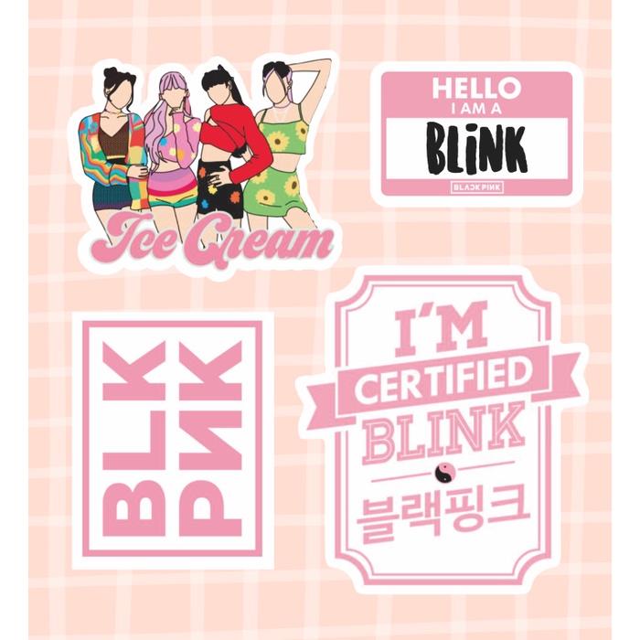 Jual KPOP Sticker Sheet: Blackpink, NTC, Exo, BTS | Shopee Indonesia