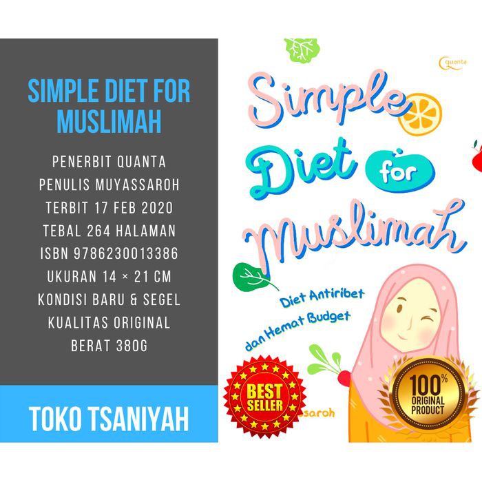 Jual Buku Kesehatan Islam Islami Simple Diet for Muslimah Muyassaroh ...