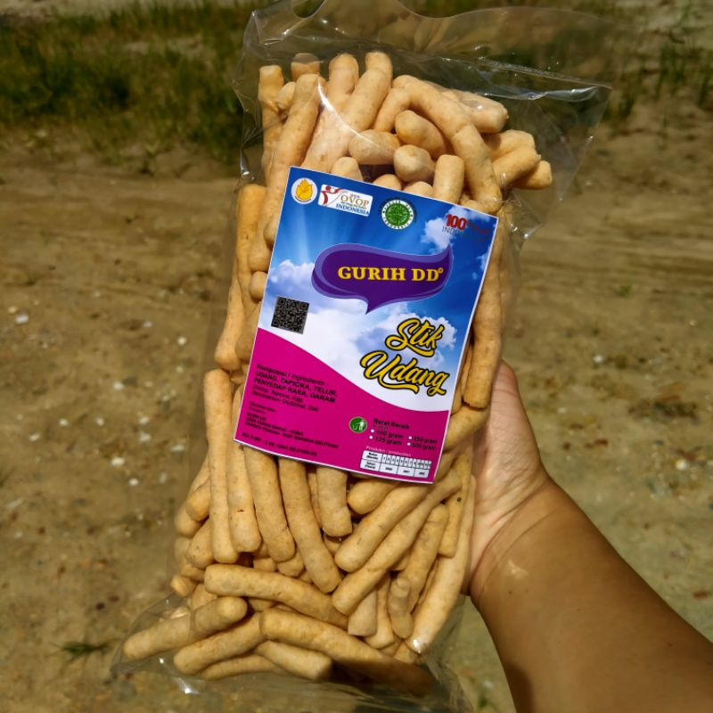 Jual SNACK KEMPLANG STIK UDANG BANGKA 250 GRAM [GURIH DD] (100% HALAL ...