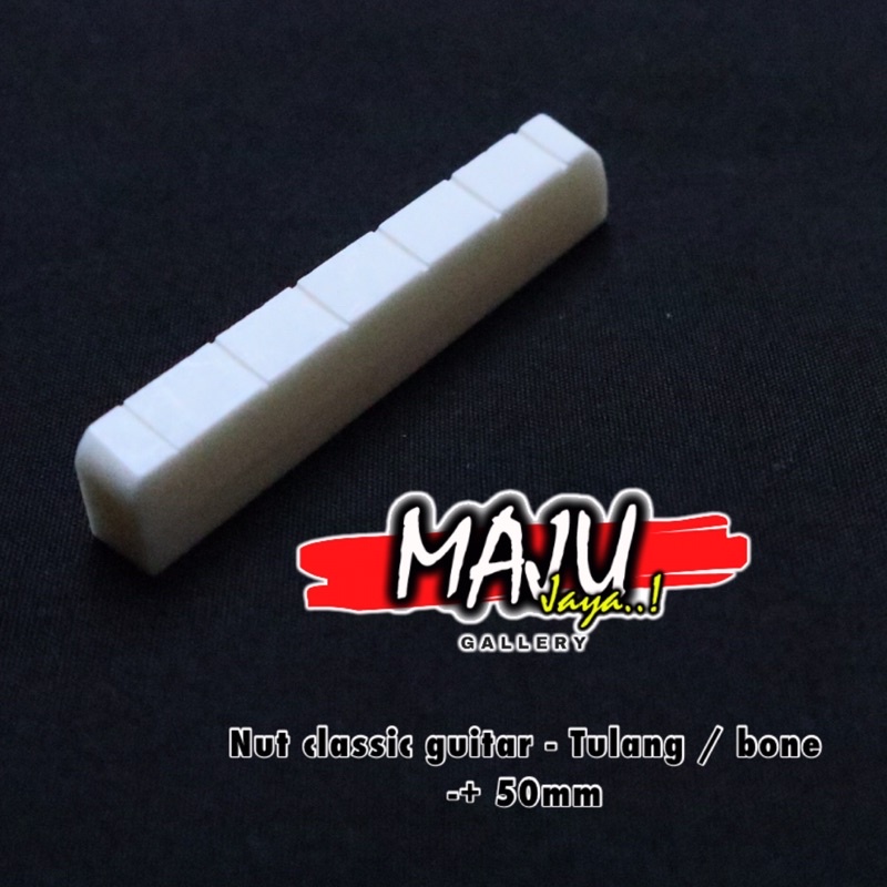 Jual nut gitar akustik classic klasik nylon nilon tulang bone 50mm 5cm ...