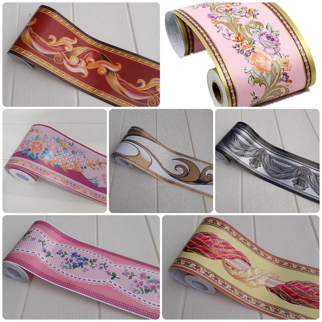 Jual List Border Dekorasi dinding Premium Timbul Ukuran 8mtrCm X 8mtrM ...