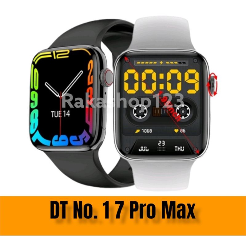 Jual DT No. 1 7 Pro Max Smartwatch, NFC, Wireless charging. | Shopee Indonesia