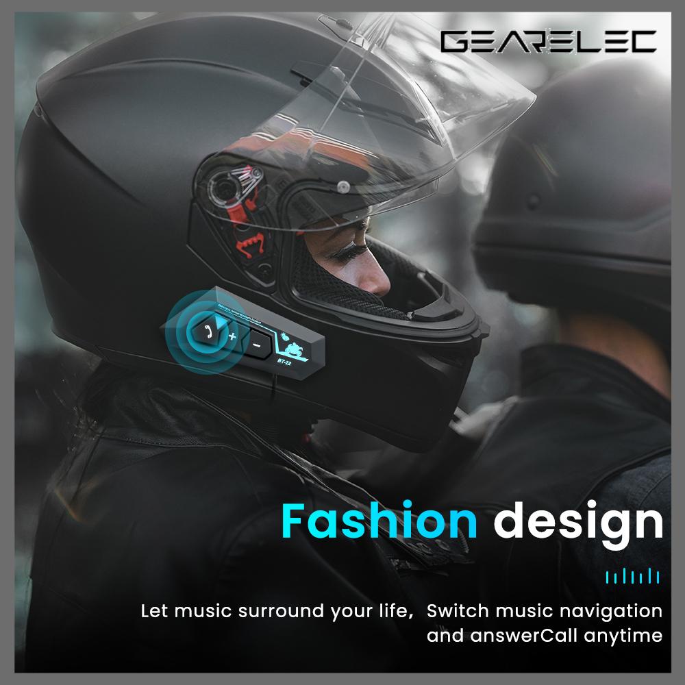 Jual BT12 Bluetooth 5.0 Helm Headset/Helm intercom Tahan Air dengan ...